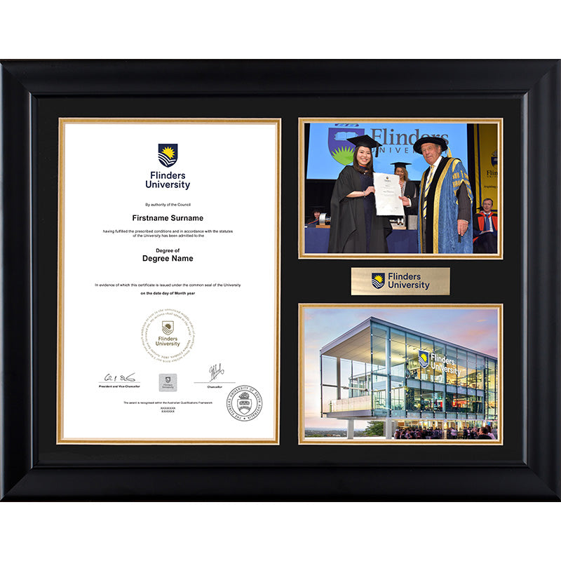 Flinders University Frame Black Stage Regency – GFP Graduations