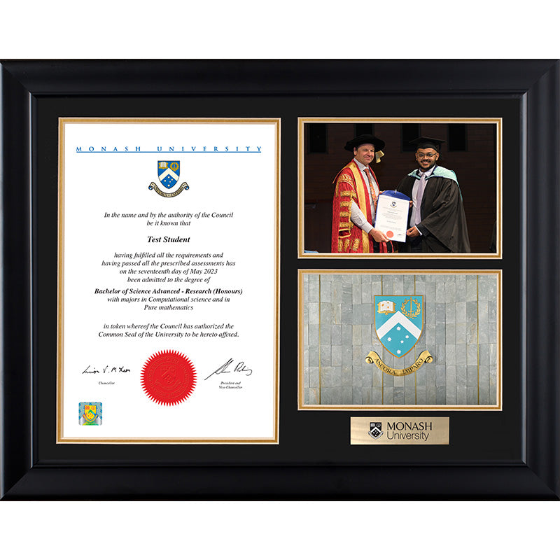Monash Frame Black Stage Regency – GFP Graduations