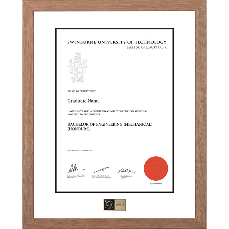 Testamur Frames – GFP Graduations