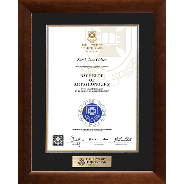 The University of Queensland – Tagged "Testamur Frames"– GFP Graduations