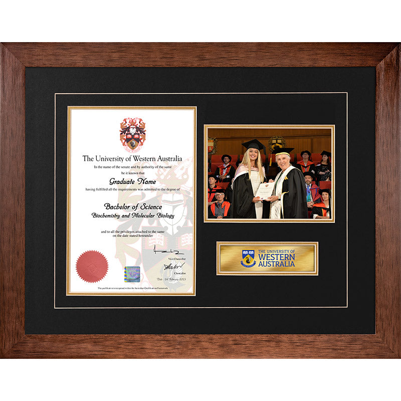 UWA Frame Jarrah Stage Regency – GFP Graduations