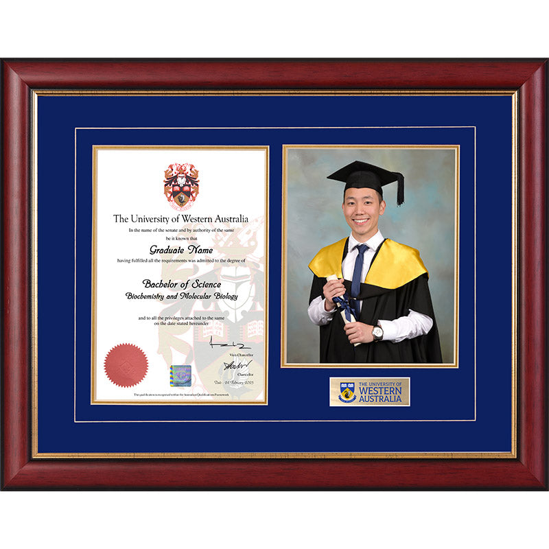UWA Frame Mahogany Regency – GFP Graduations