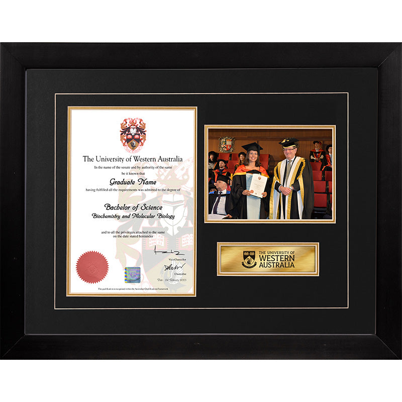 UWA Frame Black Stage Regency – GFP Graduations