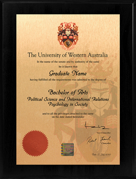 UWA Plaques – Tagged "UWA"– GFP Graduations