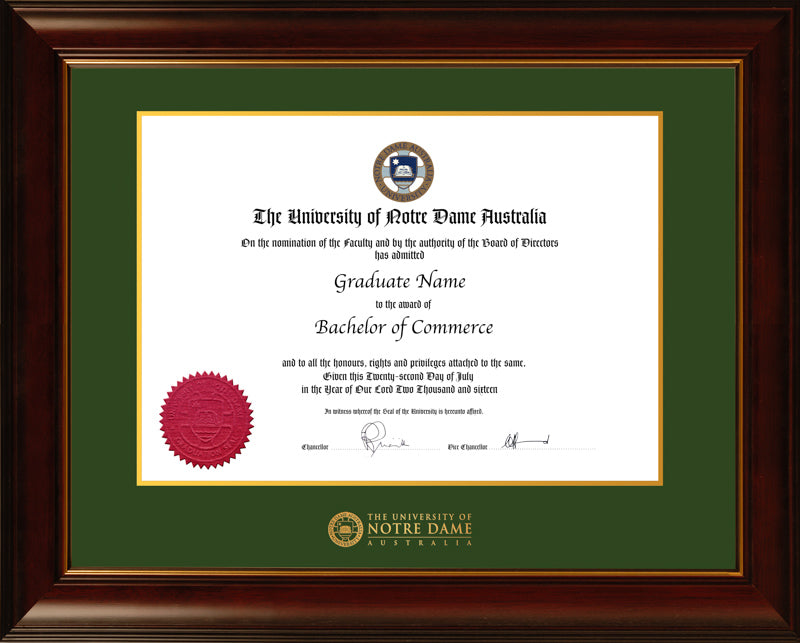 University Of Notre Dame Diploma Goirish | Clarissa Fuentes