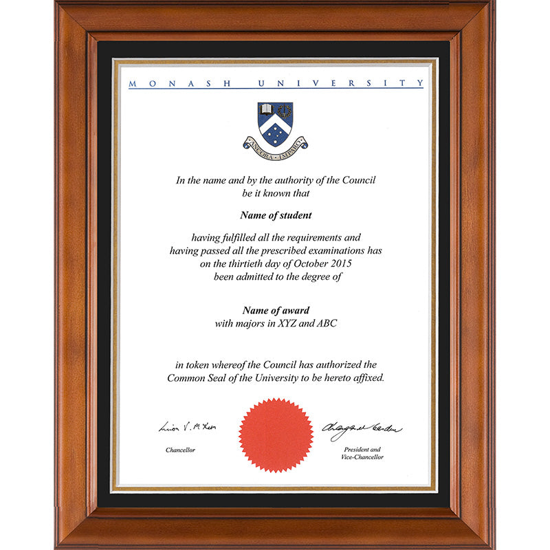 Monash Frame Classic Elegance – GFP Graduations